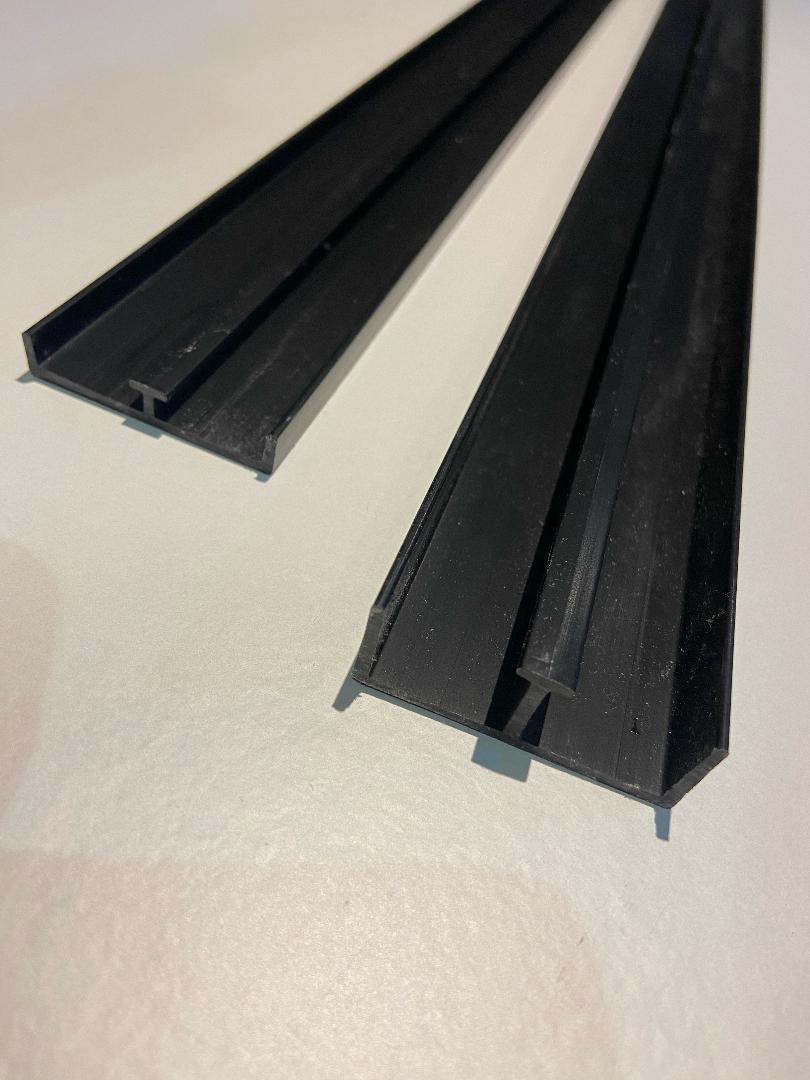 18mm Sliding Door Track Set Black Free Mainland Delivery – Sliding ...